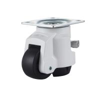 China Lever Operated Industrial Leveling Casters 40-100mm with 250-750kg Load Capacity and Steel Construction for sale