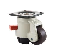 China Lever Handle Adjustable Leveling Casters 40mm-70mm with 250-750kg Load Capacity for Industrial Equipment for sale