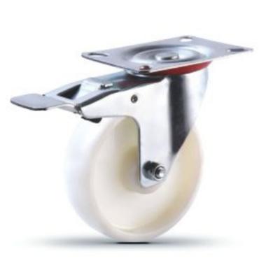 China Industrial Polypropylene Caster Wheels 3-8 Inch 50-130kg Load Capacity with Dual Ball Bearings for sale