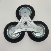 China 160mm Heavy Duty Stair Climbing Caster Wheel with Roller Bearing for Hand Truck Dolly for sale