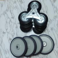 China 160mm Heavy Duty Stair Climbing Caster Wheel with Roller Bearing for Hand Truck Dolly for sale