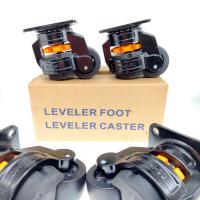 China Adjustable Leveling Caster Wheels for Industrial Machinery - 40-75mm Diameter, 100-1500kg Capacity for sale