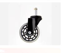 China 3 4 5 Inch Blue TPR Industrial Casters with Threaded Stem and Brake - 60-100kg Load Capacity for Catering Equipment for sale