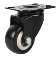 China Export Quality 2 Inch Polyurethane Top Plate Swivel Wheels Durability Garages Food Caster Wheel for sale