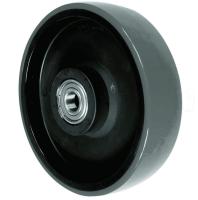 China Heavy Duty Nylon Caster Wheel 8 Inch 200mm Double Ball Bearing for Scaffolding for sale