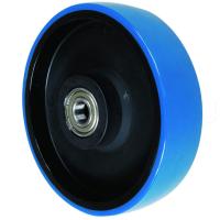China Heavy Duty Nylon Caster Wheel 8 Inch 200mm Double Ball Bearing for Scaffolding for sale