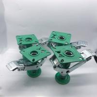 China Customized 4inch Japanese Style Lift Up Floor Lock for Casters 200kg Capacity 155mm Lifting Height for sale
