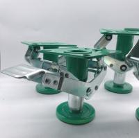 China Customized 4inch Japanese Style Lift Up Floor Lock for Casters 200kg Capacity 155mm Lifting Height for sale