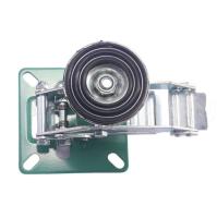 China Industrial Floor Lock Brake 4-8 Inch Metal Wheel 255mm Lifting Height OEM ODM for sale