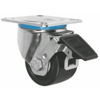China 65mm 75mm Nylon Swivel Caster Wheel 360 Degree Top Plate Heavy Duty 500kg Load Capacity for sale