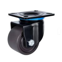 China Heavy Duty Low Profile Swivel Caster 2.5 Inch 3 Inch 500kg Load Capacity PA Wheel for Workbench for sale