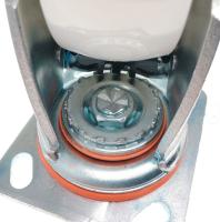 China Heavy Duty 4 Inch Nylon Caster Wheel 350kgs Load Capacity 100mm Polyamide Swivel Caster for sale