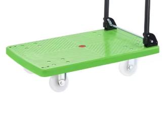 China PLEYMA Heavy Duty Folding Platform Trolley - 200kg Capacity, 70x50x25cm Folded Size, 4 Silent Rubber Wheels for sale
