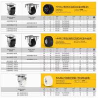 China Heavy Duty Mini Swivel Casters 360 Degree Rotation Nylon 2.5 3 4 Inch Industrial Furniture for sale