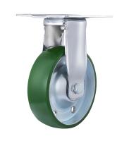 China Medium Heavy Duty PU Caster Wheels 4 inch 200kg Load Double Ball Bearing Swivel Casters with Steel Core for sale
