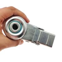 China 3 Inch Industrial Caster 360° Swivel 75mm PU Wheel Threaded Stem for Service Carts for sale