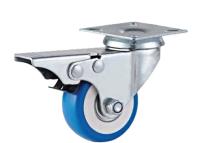 China Double Ball Bearings Fixed Plate Caster Wheel 2 Inch 50mm 30kg Load Capacity for sale