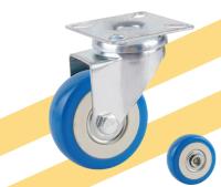 China Double Ball Bearings Fixed Plate Caster Wheel 2 Inch 50mm 30kg Load Capacity for sale