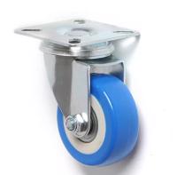 China Double Ball Bearings Fixed Plate Caster Wheel 2 Inch 50mm 30kg Load Capacity for sale