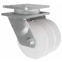 China Industrial Trolleys Nylon Casters Super High Load Universal Caster Twin Wheel 1000kg for sale