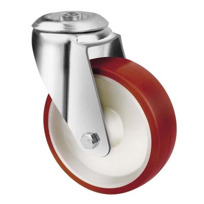 China Industrial Heavy Duty PU Swivel Caster Wheel 5 6 8 10 Inch 360 Degree for sale