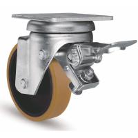 China Industrial Heavy Duty PU Swivel Caster Wheel 5 6 8 10 Inch 360 Degree for sale