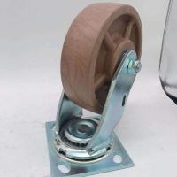 China 6 Inch 150 mm High-Temperature Nylon Heavy-Duty Universal Caster Wheel 300 kg Load for sale