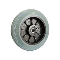 China 7 Inch Heavy Duty Anti Static Nylon Caster Wheel 250kg Capacity Double Ball Bearing for sale