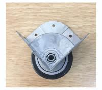 China 3 Inch Zinc Alloy TPR Wheel Ball Bearing Industrial Caster for Flight and Road Cases for sale
