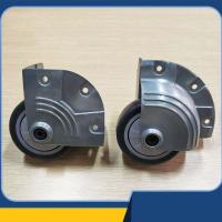 China 3 Inch Zinc Alloy TPR Wheel Ball Bearing Industrial Caster for Flight and Road Cases for sale