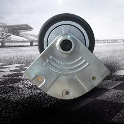 China 3 Inch Zinc Alloy TPR Wheel Ball Bearing Industrial Caster for Flight and Road Cases for sale
