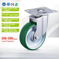 China Industrial Mid Heavy Duty Swivel Caster Wheel 200-300kg Load Capacity 4-6 Inch Sizes for sale