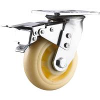 China Heavy Duty PP Swivel Trolley Caster Wheels 4 to 8 Inch 260 to 460 kg Capacity for sale
