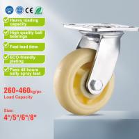 China Heavy Duty PP Swivel Trolley Caster Wheels 4 to 8 Inch 260 to 460 kg Capacity for sale