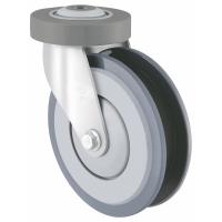 China TPR 5 Inch 125 mm Swivel Caster for Shopping Cart 70-120 kg Load Capacity for sale