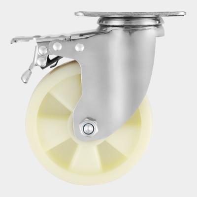 China Polypropylene Medium Duty Casters with Top-Plate Mount - 75-150mm Wheel Sizes, 120-200kg Load Capacity for sale