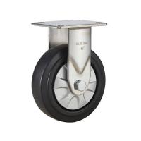 China Heavy Duty Stainless Steel Swivel Rigid Caster Wheels 4 to 8 Inch 100 to 200 mm for sale