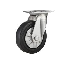 China Heavy Duty Stainless Steel Swivel Rigid Caster Wheels 4 to 8 Inch 100 to 200 mm for sale
