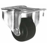 China Heavy Duty Black Nylon Rigid Caster 2.5 Inch 3 Inch 600-700 kg Load Capacity for Industrial Machines for sale