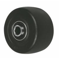 China Heavy Duty Black Nylon Rigid Caster 2.5 Inch 3 Inch 600-700 kg Load Capacity for Industrial Machines for sale