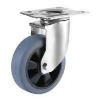 China Threaded Stem Medium-Heavy Duty TPR Industrial Removable Caster Wheels – Smooth & Floor-Friendly Mobility for sale