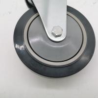 China 3 Inch 75mm TPR Industrial Medium Duty Swivel Caster Wheel 70kg Load Capacity for sale