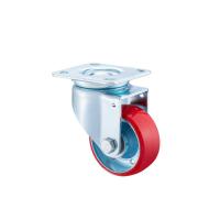 China Heavy Duty Industrial Caster Wheels 4 6 8 Inch PU Brake Swivel 500 kg Load Bearing for sale