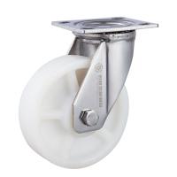 China Heavy Duty Nylon Wheel Stainless Steel Swivel Casters 4 to 8 Inch 250 to 400 kg Capacity for sale
