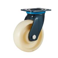China Heavy Duty MC Nylon Swivel Caster Wheels 4 to 8 Inch Double Ball Bearings 350 kg Load Capacity for sale