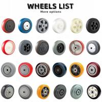 China Heavy Duty MC Nylon Swivel Caster Wheels 4 to 8 Inch Double Ball Bearings 350 kg Load Capacity for sale