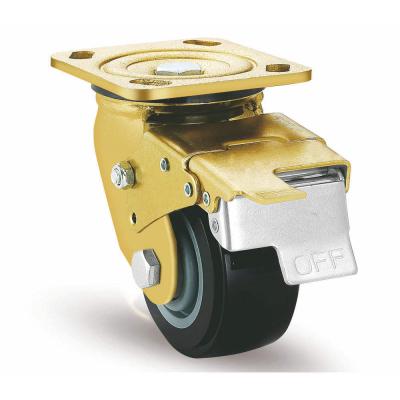 China Super Heavy Duty Industrial Caster Wheel 10000kg Load Capacity OEM Factory Swivel Fixed Brake for sale
