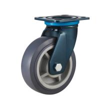 China Heavy Duty TPR Swivel Caster Wheels 4 5 6 8 Inch 180-300 kg Capacity Industrial for sale