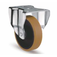 China Heavy Duty 5 to 10 Inch Industrial PU Caster Wheels 800 kg Load Capacity Swivel Lockable for sale