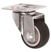China 1 Inch 25 mm Industrial TPR Caster Wheel Light Duty Swivel Roller for Carts and Equipment for sale